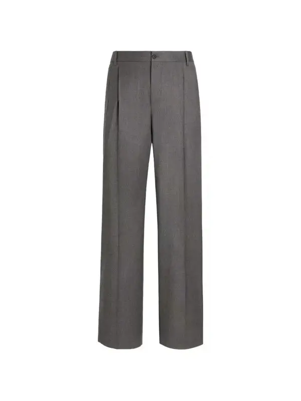 Dolce & Gabbana Flannel Trousers - Grey