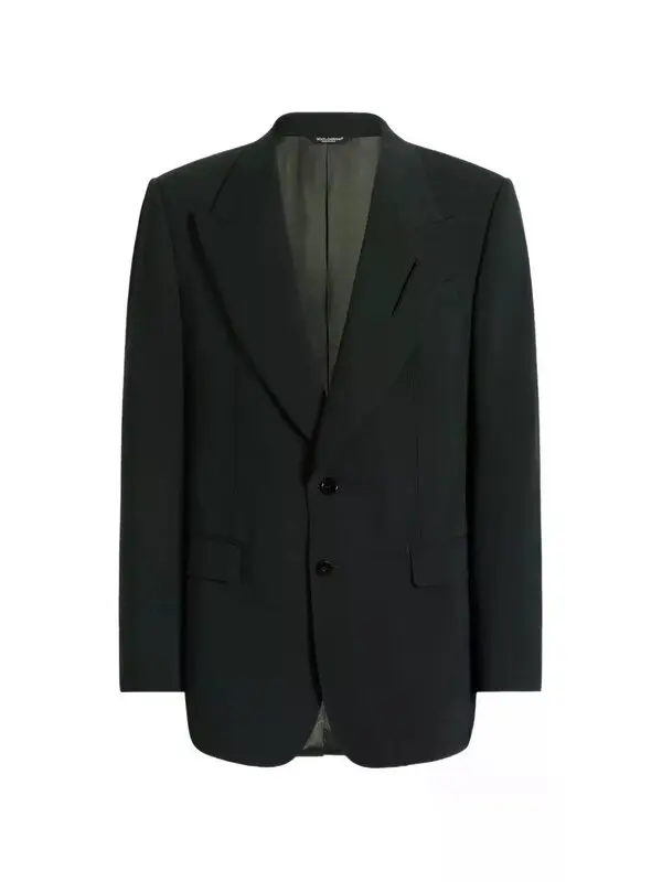 Dolce & Gabbana Single-breasted Micro-rib Jacket