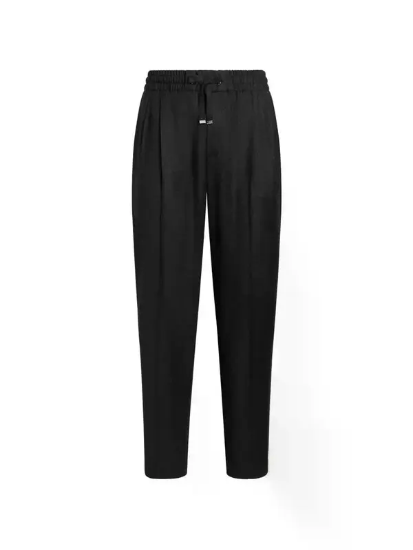 Dolce & Gabbana Flannel Jogging Trousers - Grey