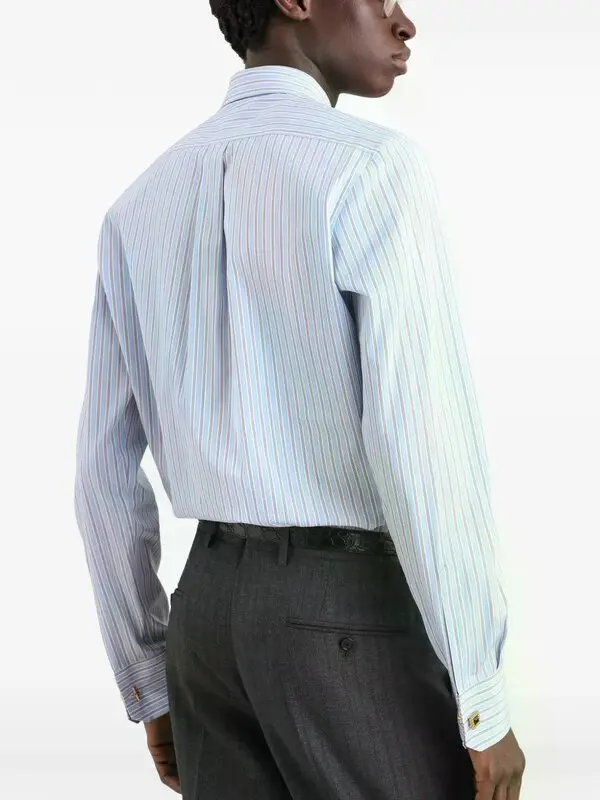 Dolce & Gabbana Striped Poplin Martini Shirt