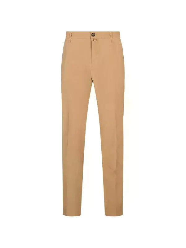 JACOB COHЁN Logo-patch Straight-leg Trousers