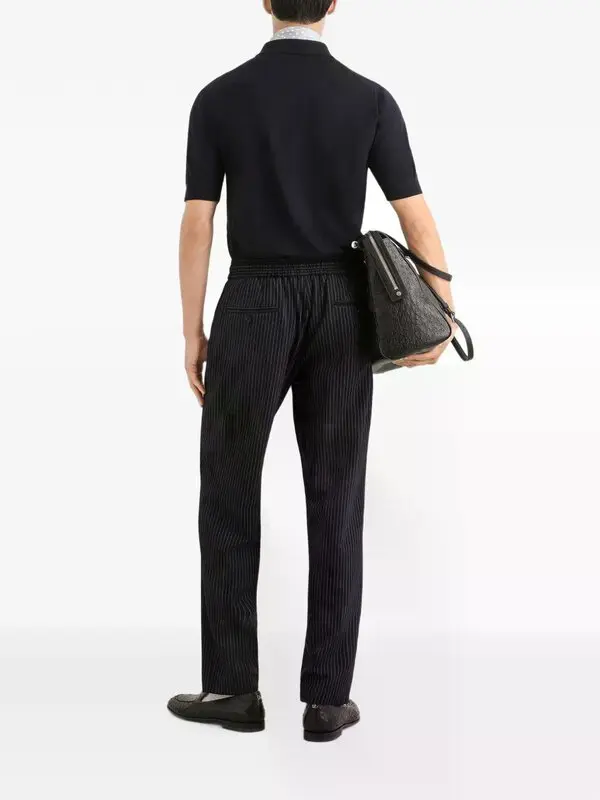 Dolce & Gabbana Pinstripe Wool Jogging Trousers