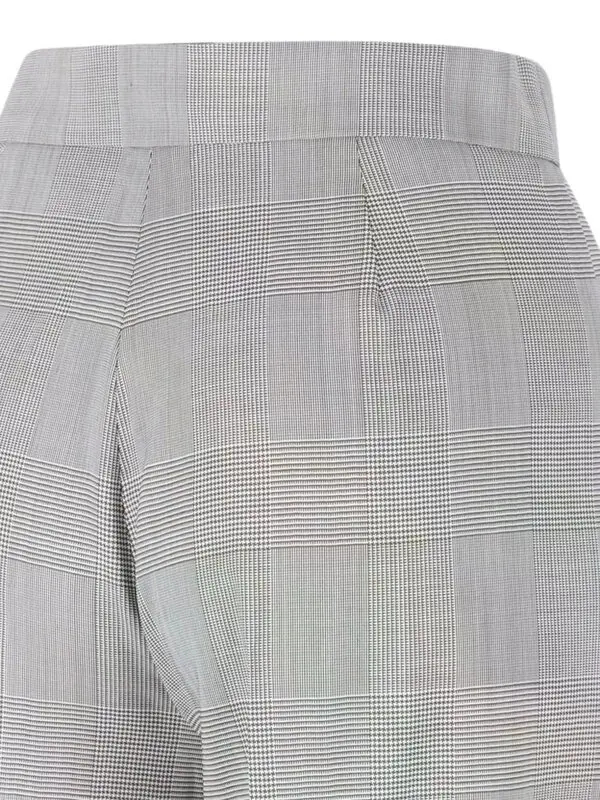 Max Mara Check-pattern Trousers
