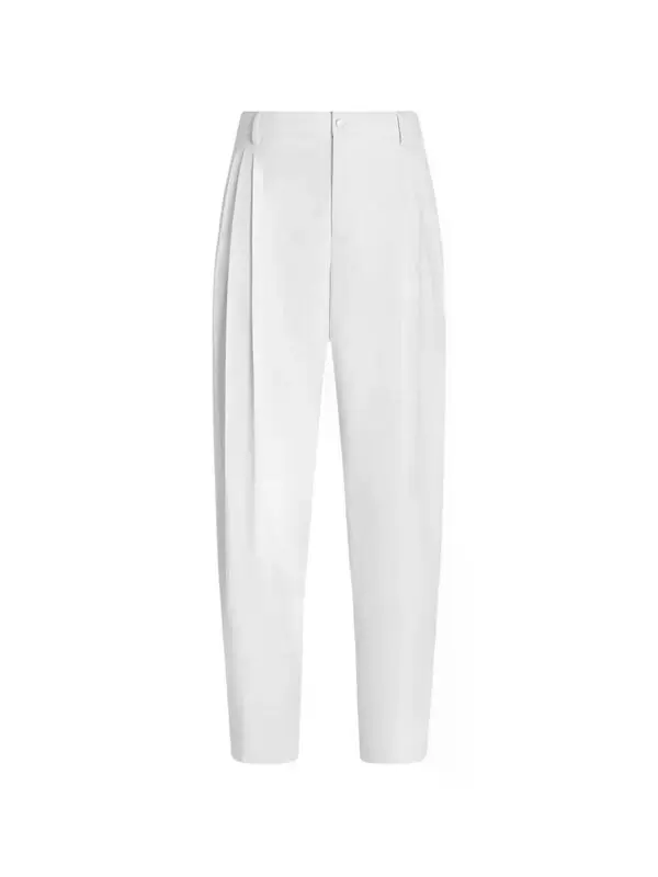 Dolce & Gabbana Micro-rib Trousers - White
