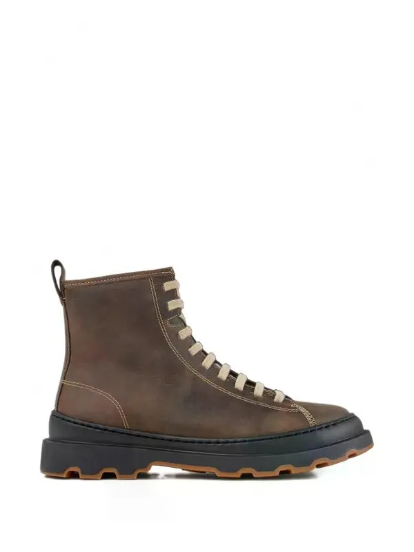 Camper Brutus Leather Ankle Boots