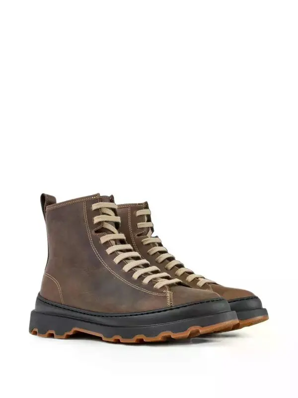 Camper Brutus Leather Ankle Boots