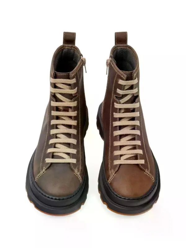 Camper Brutus Leather Ankle Boots