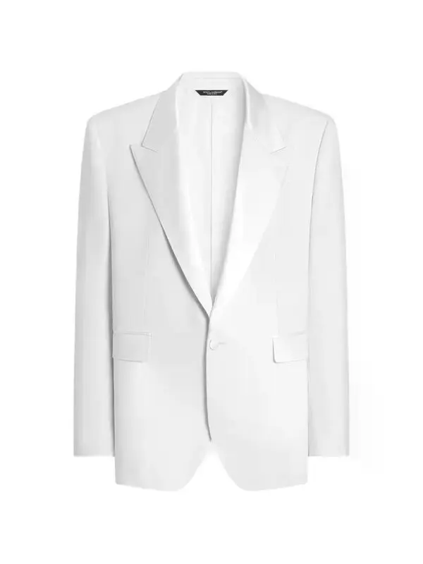 Dolce & Gabbana Palermo Single-breasted Tuxedo Jacket In Virgin Wool
