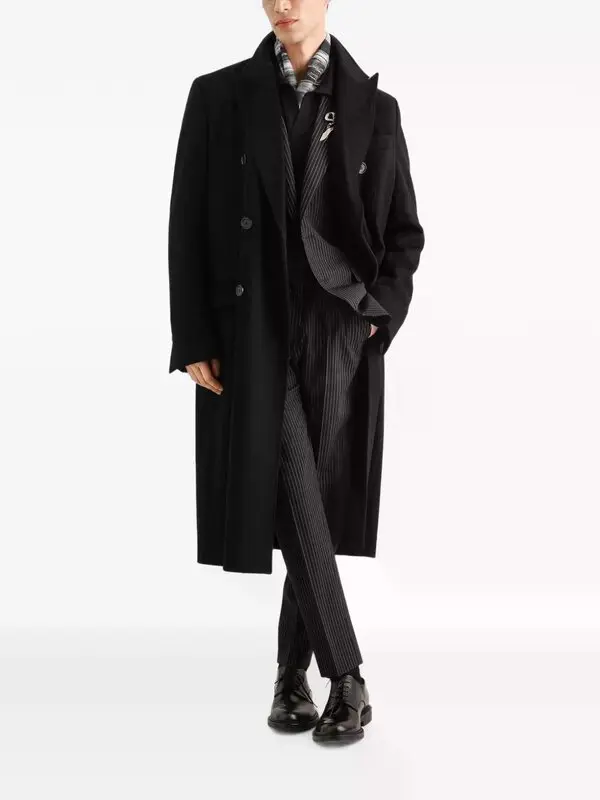 Dolce & Gabbana Martini Light Single-breasted Pinstripe Wool Jacket