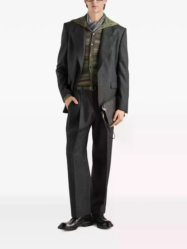 Dolce & Gabbana Ribbed Wool Cardigan