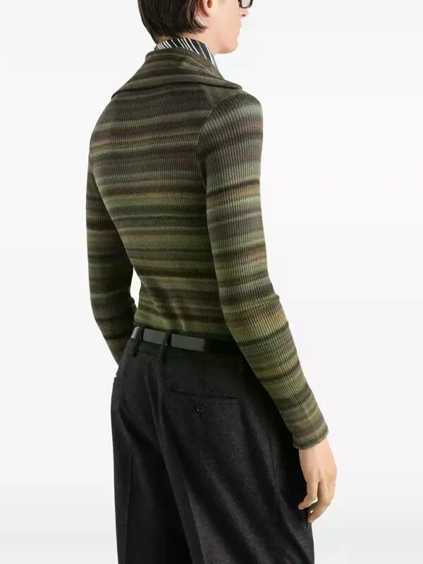 Dolce & Gabbana Ribbed Wool Cardigan