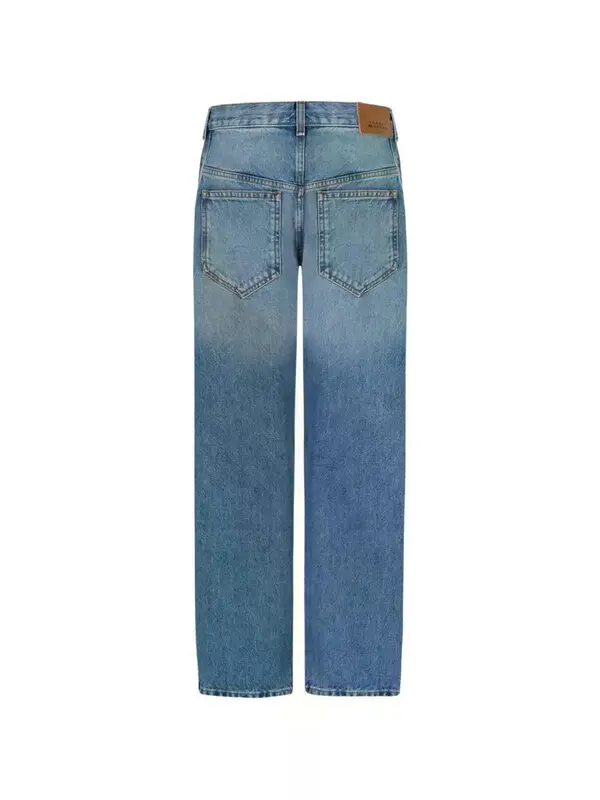 Isabel Marant Étoile Oriane Logo-patch Straight-leg Jeans