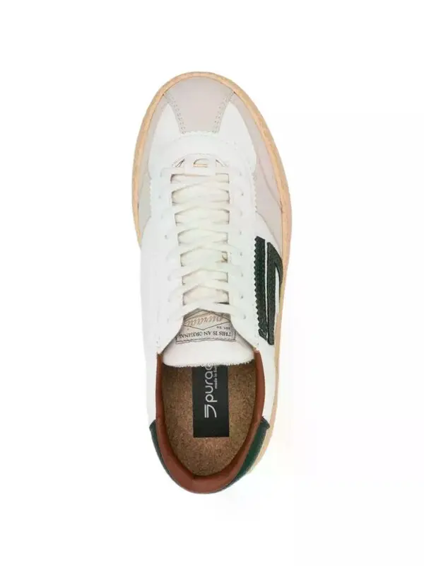 PURAAI Vintage Logo-print Panelled Sneakers