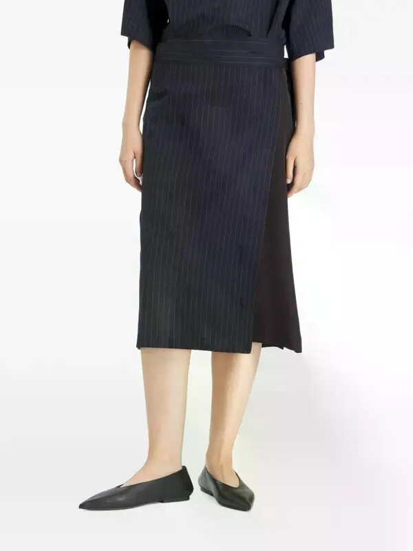 Barena Venezia Lizzy Patchwork Wrap Midi Skirt