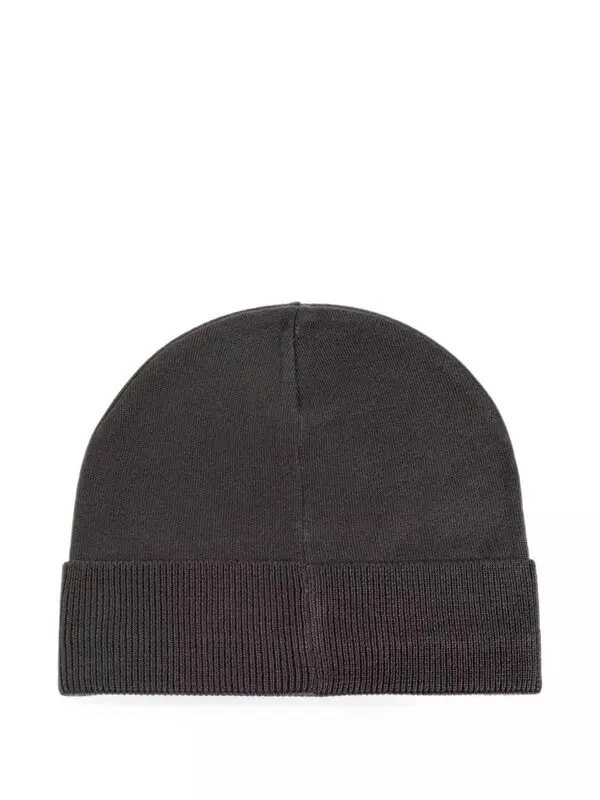 EA7 Mountain Visibility Logo-print Beanie Hat