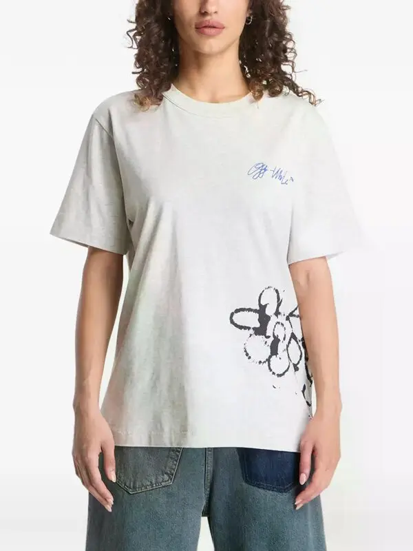 Off-White Metal Flowers Arrows T-shirt