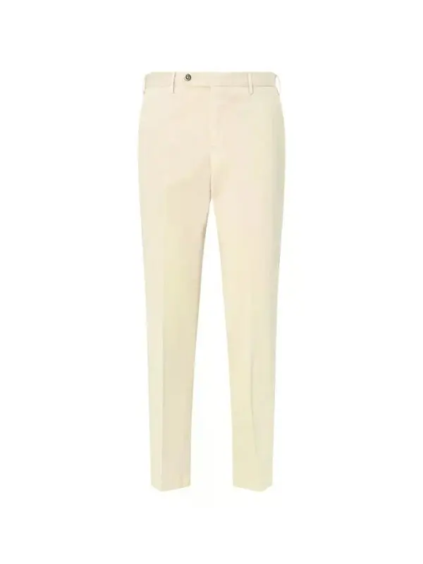 PT TORINO Logo-plaque Tailored Trousers - Neutrals
