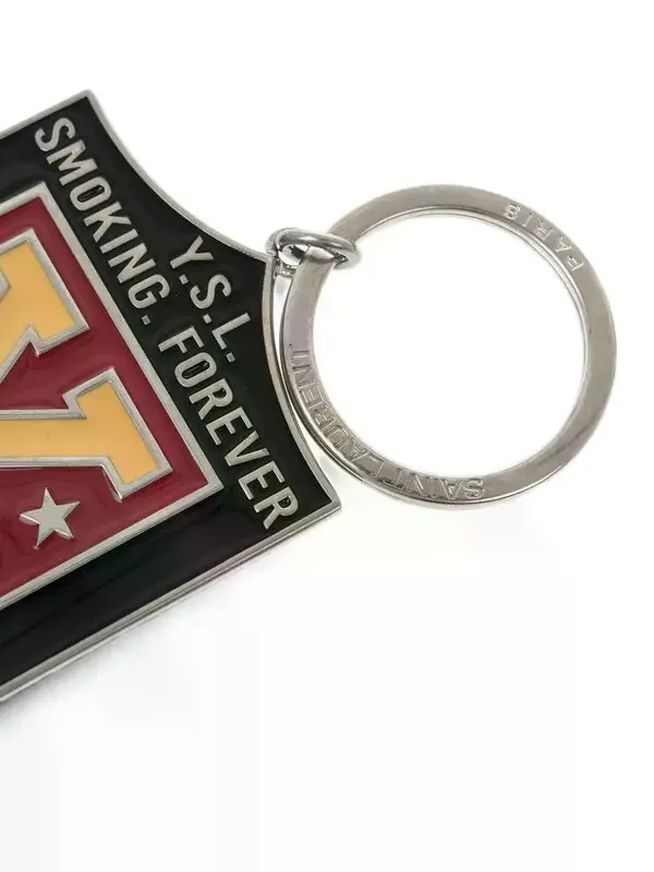 Saint Laurent Shield Key Ring
