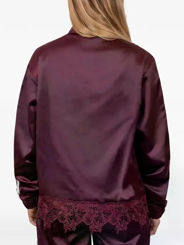 Adidas Satin-lace Firebird Track Top Loose