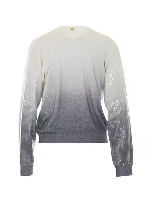 Liu Jo Dégradé-effect Sequined Pullover - Grey