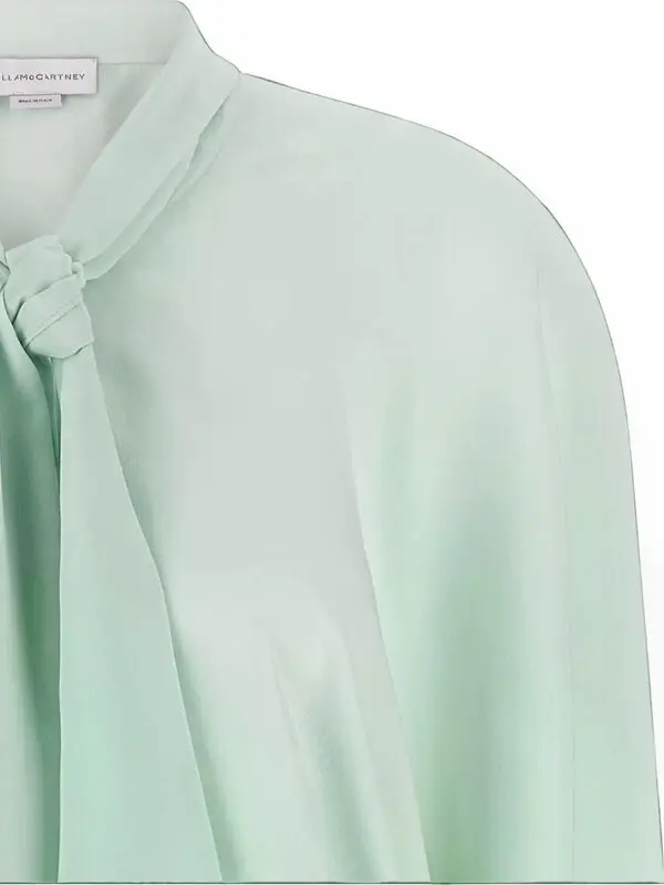 Stella McCartney Tie-neck Silk Shirt