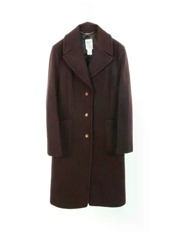Celine Chesterfield Button-down Coat