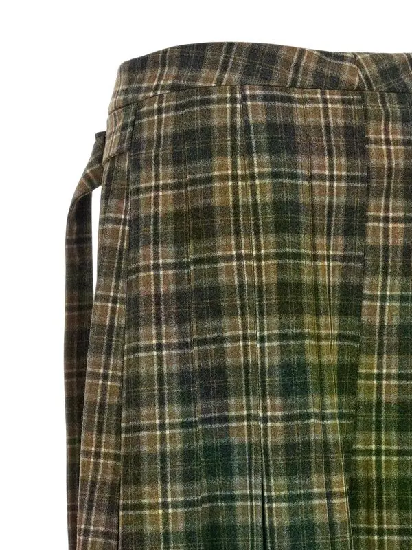 Brunello Cucinelli Tartan Skirt