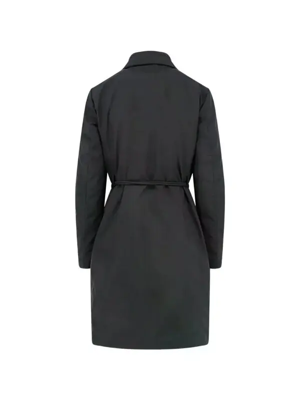 MOORER Belted Layered-design Coat
