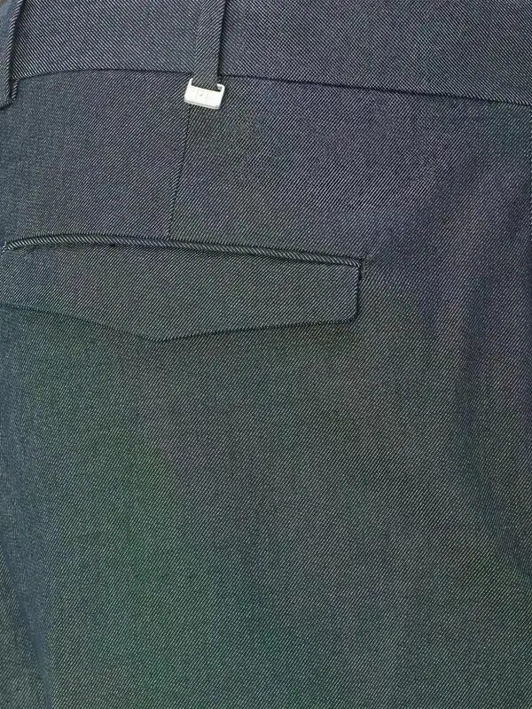 PT TORINO Edge Pressed-crease Trousers - Blue