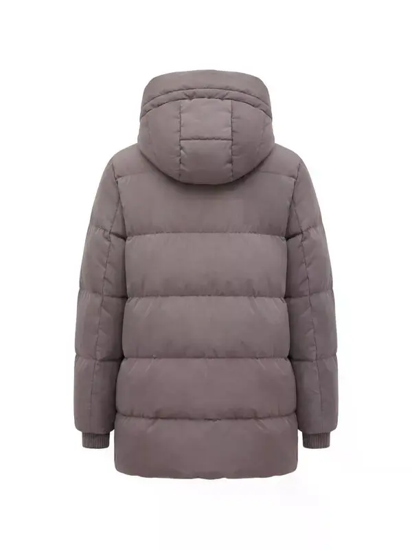 MOORER Quilted Hooded Jacket