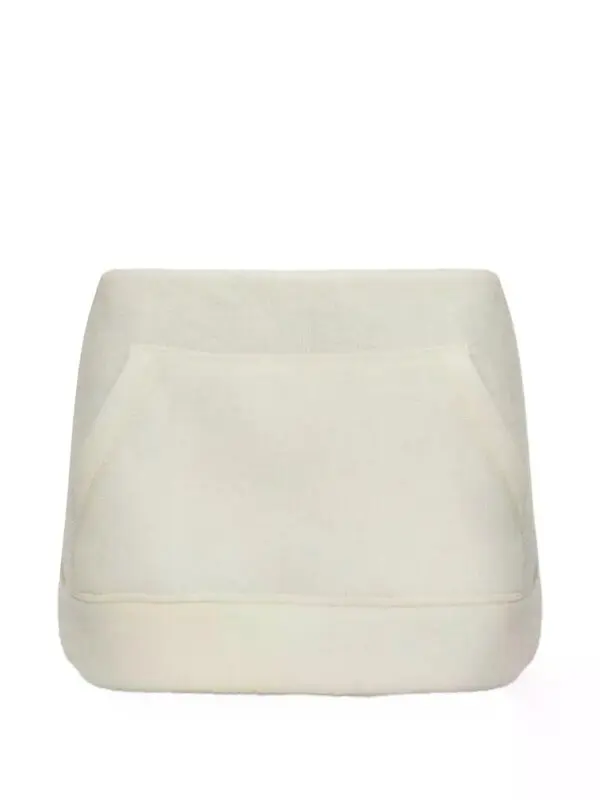 Dsquared2 Pouch-pocket Wool Skirt - White