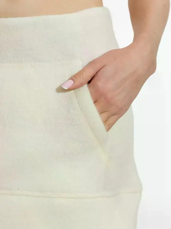 Dsquared2 Pouch-pocket Wool Skirt - White