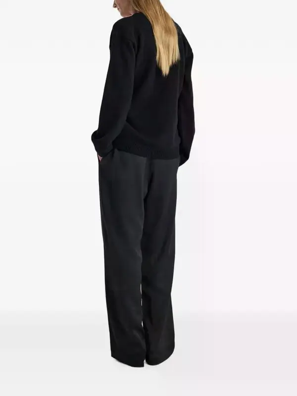 RÓHE Pin-fastening Wrap-style Cardigan