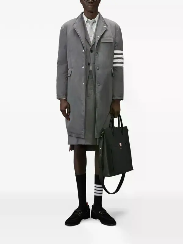 Thom Browne 4-bar Down-filled Overcoat