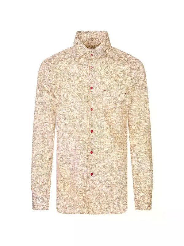 Kiton Geometric-print Shirt