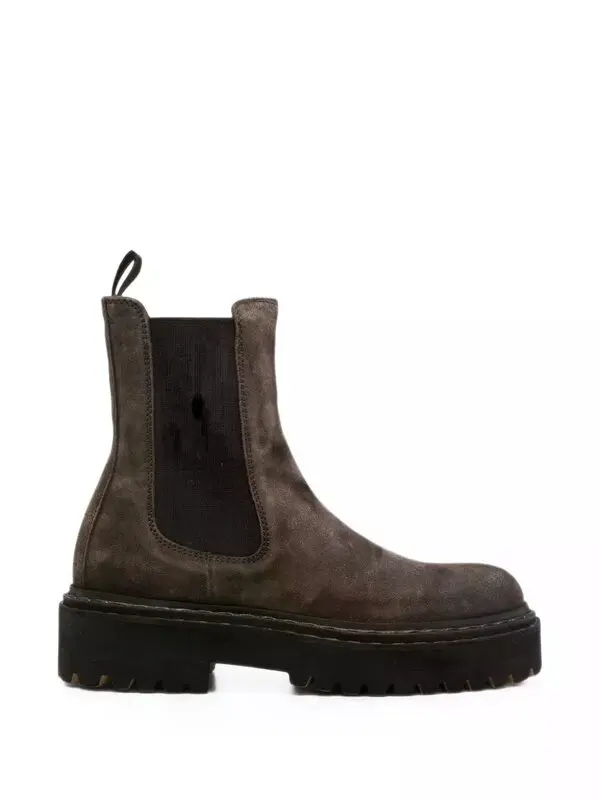 Officine Creative Blossom Suede Boots - Brown