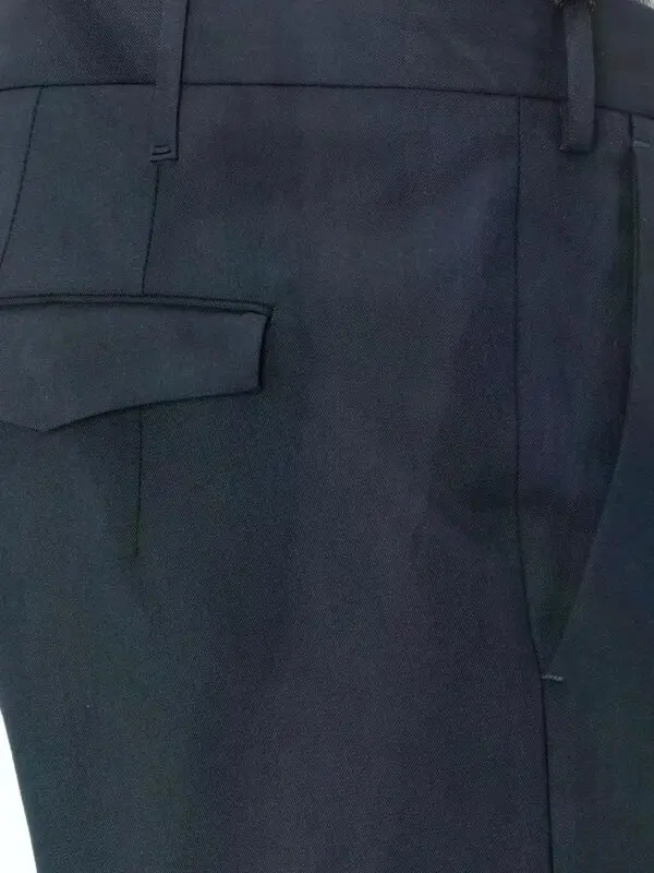 PT TORINO Pressed-crease Turned-up Trousers
