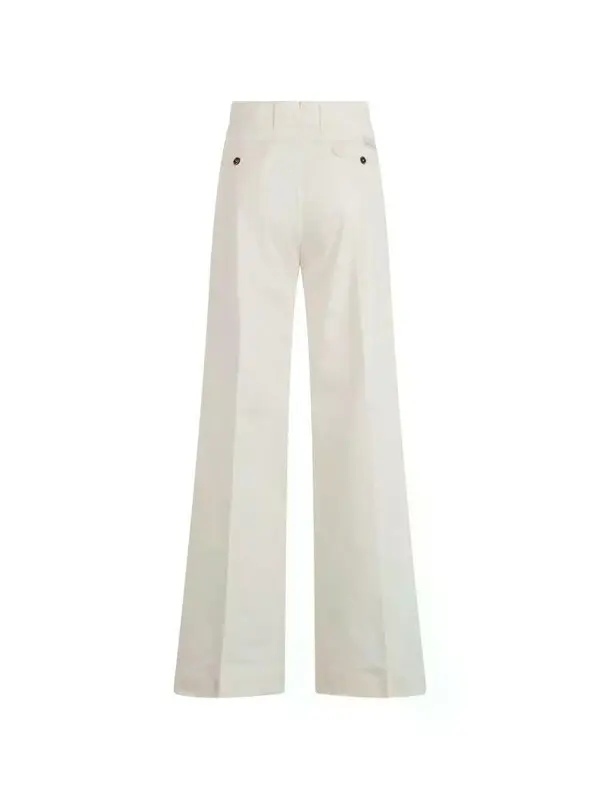 NINE:INTHE:MORNING Pressed-crease Trousers - White