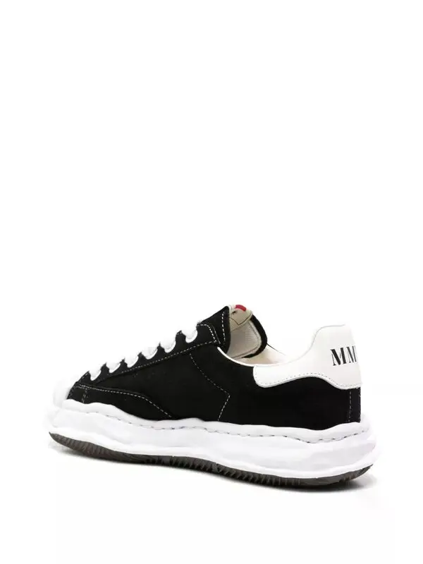 Mihara Yasuhiro Blakey Warped-sole Sneakers - Black