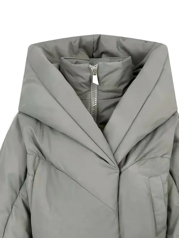 Attico Taupe Puffer Jacket