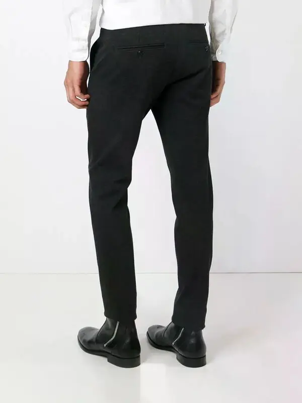 DONDUP Classic Back Pocket Trousers - Grey