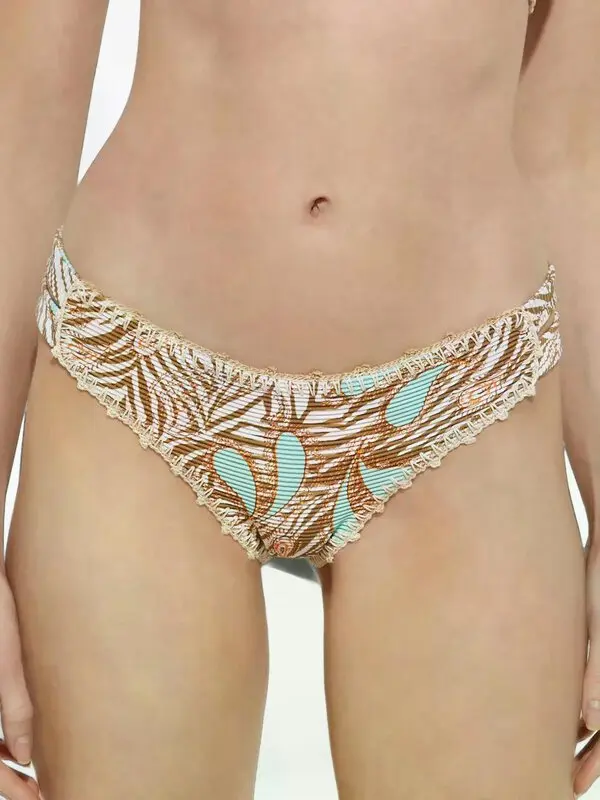 DEL MAAR Yabai Patterned Bikini Bottoms