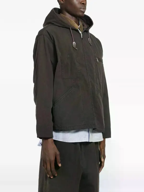 Comme Des Garçons Cotton Hooded Jacket