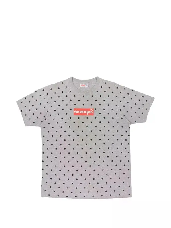Supreme X Omme Des Garçons Box Logo Polka-dot T-shirt
