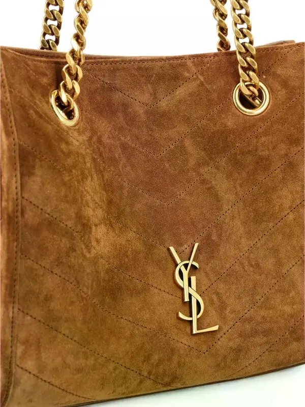 Saint Laurent Chevron-quilted Tote Bag