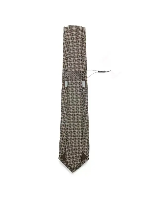 Canali Geometric-pattern Tie