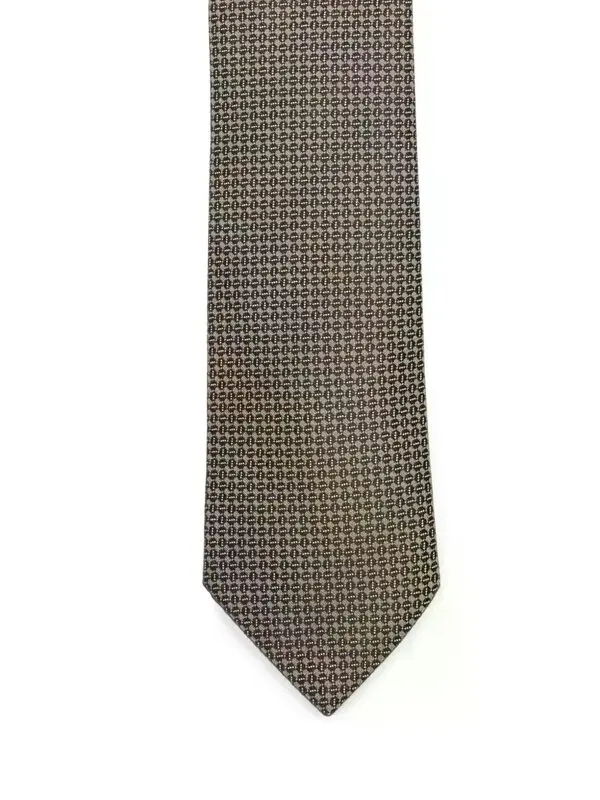 Canali Geometric-pattern Tie