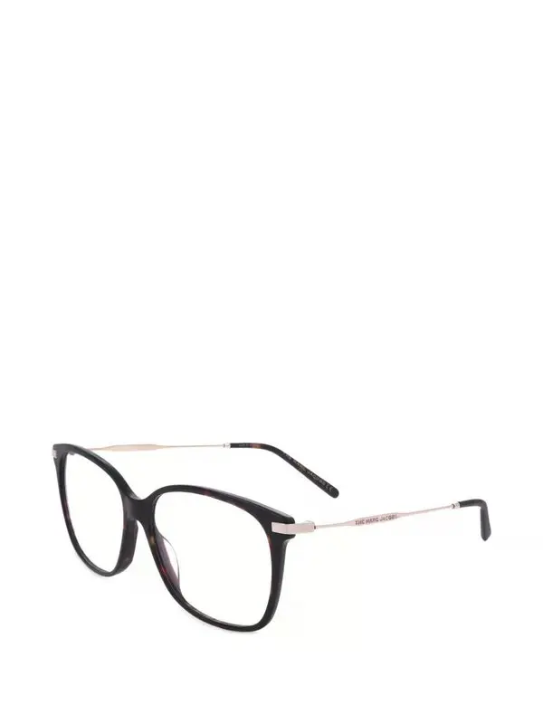 Marc Jacobs Tortoiseshell-effect Square-frame Glasses - Brown