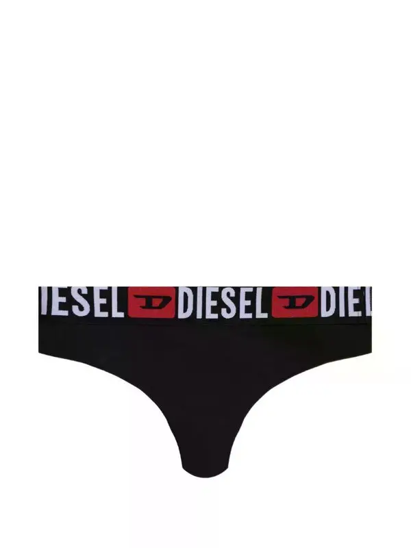 DIESEL® Logo-waistband Thong