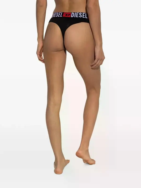 DIESEL® Logo-waistband Thong